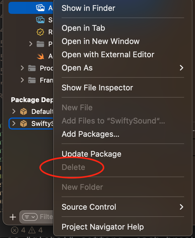 Remove A Package Dependency Added Via Swift Package Manager In Xcode 14